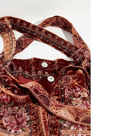 Johnny Was | Bags | Johnny Was Joanna Velvet Tote Bag Handbag Desert ...